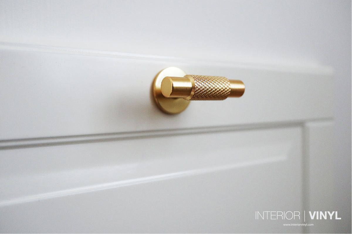 Roman T-knop Messing – INTERIOR VINYL